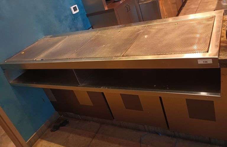 SS Bar Top Drain Station - Business Liquidation Auction