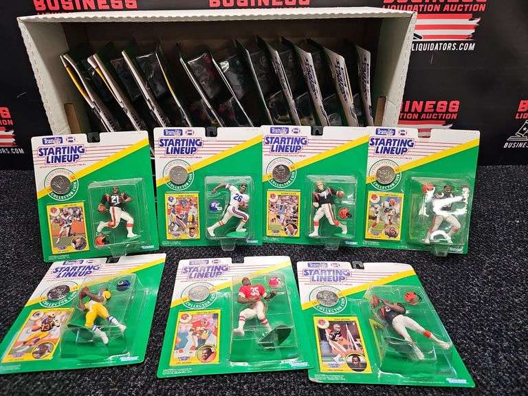 Case of STARTING LINEUP 1991 Football Figures - Business Liquidation ...