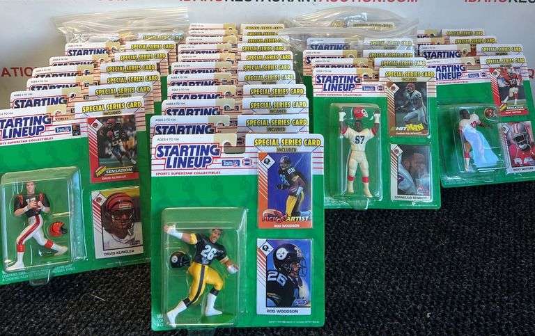 (29) 1993 Starting Lineup Football CORNELIUS BENNETT | RICKY WATERS ...