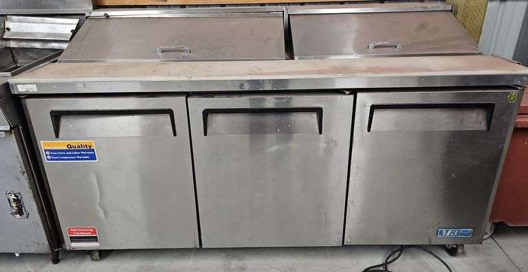 TURBO AIR M3 72" Prep Cooler - Business Liquidation Auction