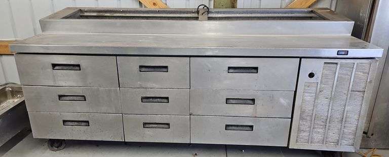 Stainless 91" Chef Base Prep Station (Read Description) - Business ...