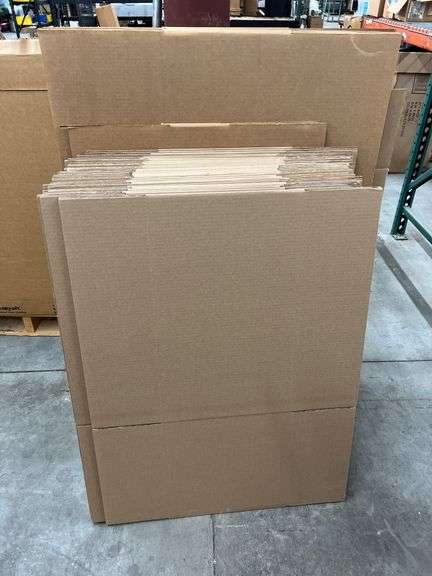 Lot of new large cardboard boxes - Business Liquidation Auction