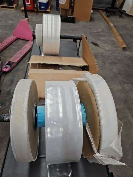 (2) Plastic Roll Holders with a Case plus of Continuous Plastic Bags ...