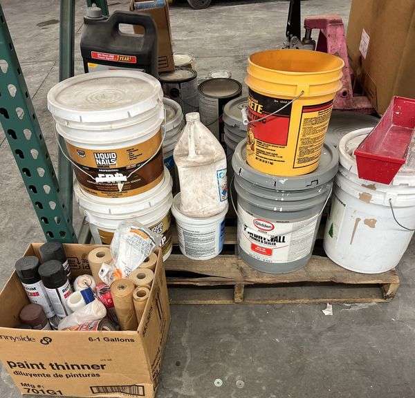 Huge Lot Paint, Supplies & More - Business Liquidation Auction