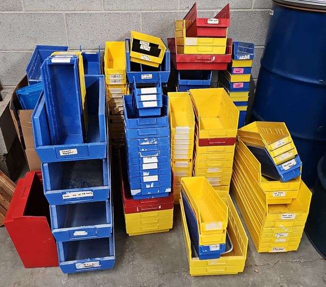 LARGE ASSORTMENT of Storage Bins - Business Liquidation Auction