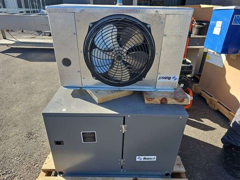 NEW RUSSELL Condenser and Evaporator for 6'×8' Walk In Freezer ...