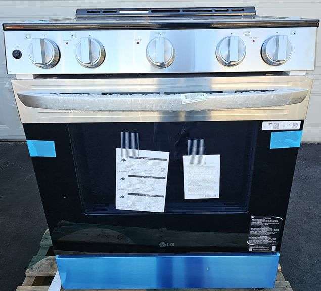 LG Electric Glass Top Range (Read Description) - Business Liquidation ...