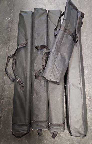 (4) Roll up Portable Display Screens with Storage Bag - Business ...