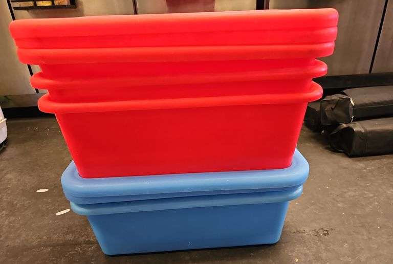 (5) Food Tubs with Lids - Business Liquidation Auction
