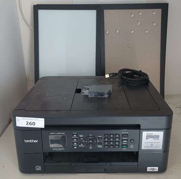 BROTHER PRINTER w/ Dry Erase Boards - Business Liquidation Auction