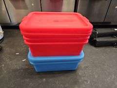 (5) Food Tubs with Lids - Business Liquidation Auction