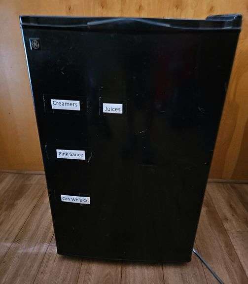 GE Mini Fridge (Read Description) - Business Liquidation Auction