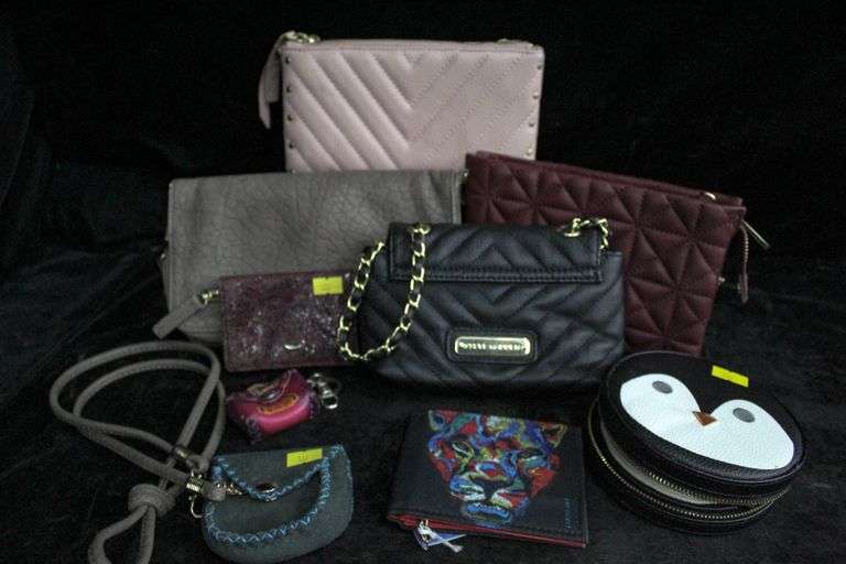 Collection of wallet and purses/handbags. Small change purses. Vince ...