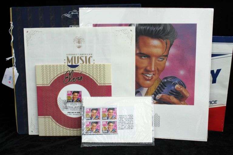 Elvis memorabilia - music, posters, stamps - Bunting Online Auctions