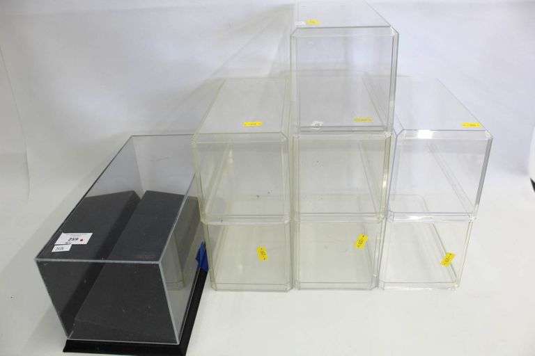 Acrylic Plastic model train car truck storage display containers ...