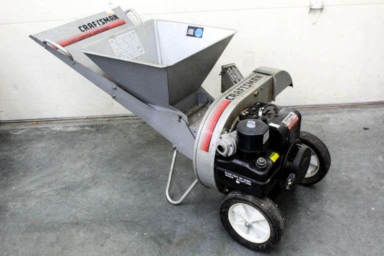 Craftsman 5 HP Chipper Shredder - Bunting Online Auctions