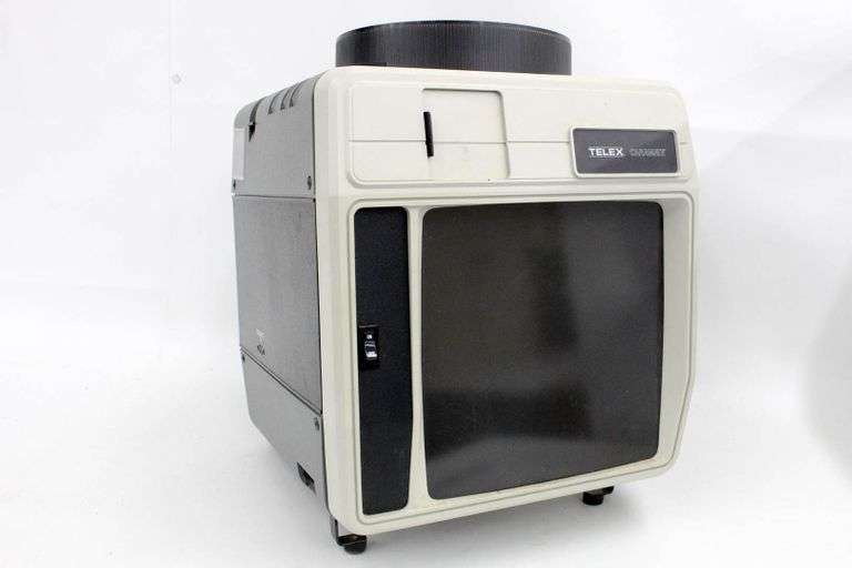 Telex Caramate slide projector TV monitor. - Bunting Online Auctions