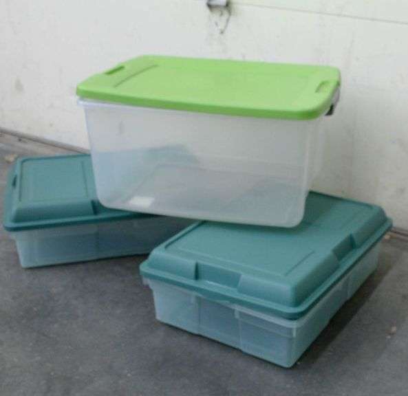 Storage tubs - three pieces - Bunting Online Auctions