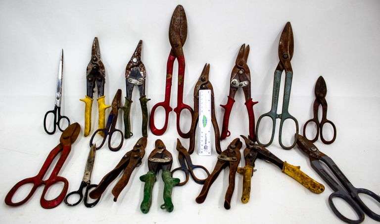 Cutting tools collection, includes wire cutters/snippers (Blue Bird ...