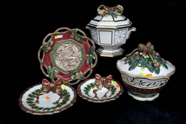 Fitz and Floyd Classics Collection, includes ceramic covered side ...