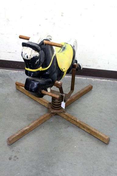 Vintage 1950s Playground Spring Mounted Rocking Bouncing Riding Hi ...