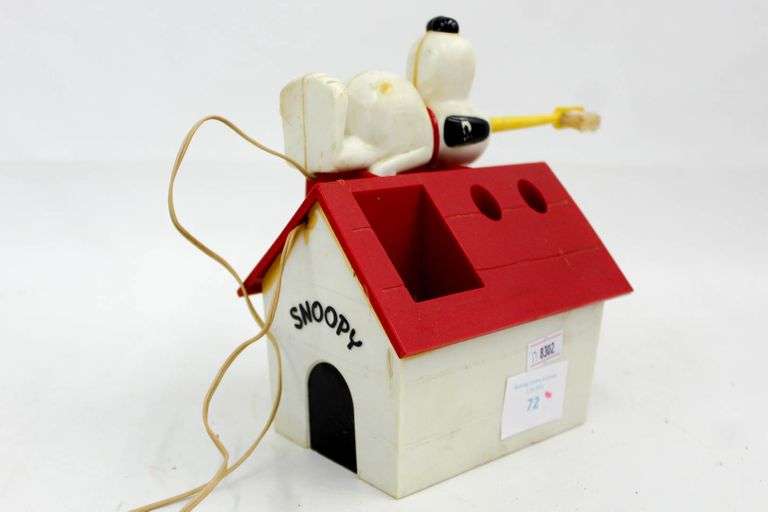Vintage 1972 Snoopy Peanuts Battery Operated Toothbrush - Bunting ...