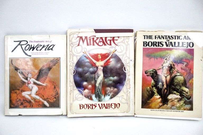 The Fantastic Art of Rowena - and Mirage by Boris Vallejo - and - The ...
