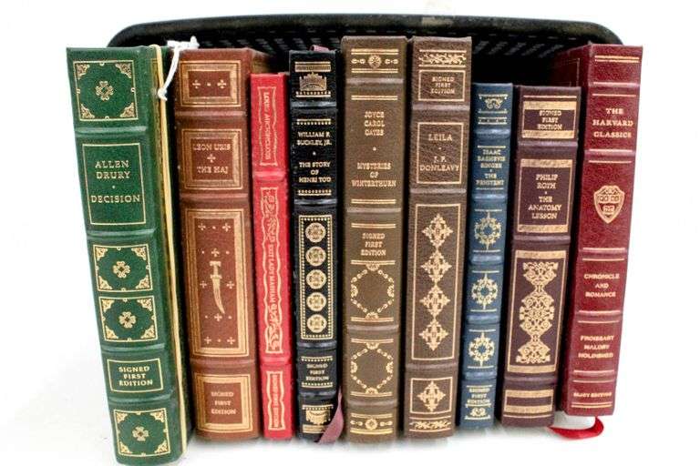 Signed First Editions of Franklin Library Edition. book collection ...