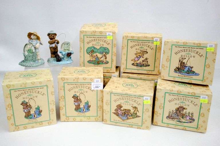 Honeysuckle Hollow Collection. Items include "Mary Gold", "Fuzzy and ...