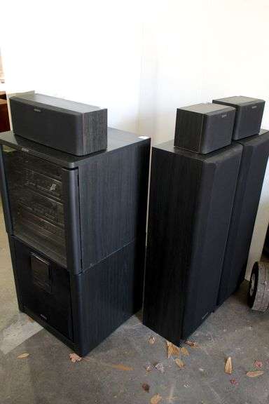 Sony Model SS-U542AV Speaker System - and- Sony Audio Rack Model SU ...