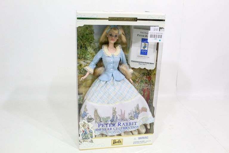 Barbie Peter Rabbit 100 Year Celebration - Bunting Online Auctions