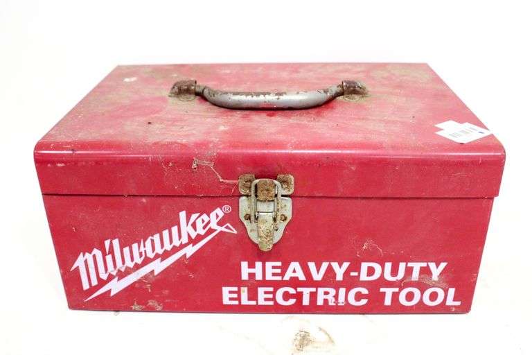 Skil Electric Drill and Milwaukee Tool Box - Bunting Online Auctions