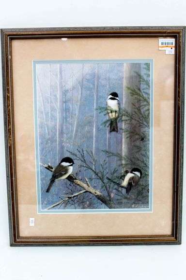 George Losch - original signed work © 199* - Double matted print of ...