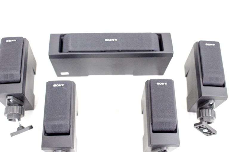 Sony Speaker System, model no. SS-CN130. Five pieces. - Bunting Online ...