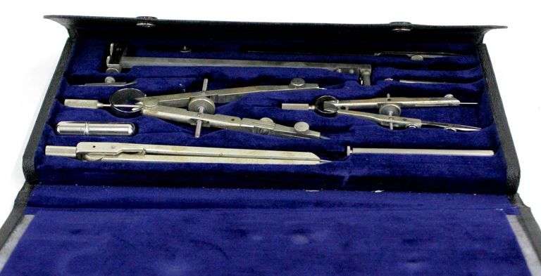 Vintage Keuffel & Esser K & E Doric Jupiter 9406B Drafting Tool Set ...
