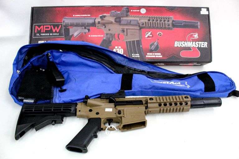 Bushmaster MPW CO2 Powered BB Rifle, Full Auto Blowback Action, up to ...