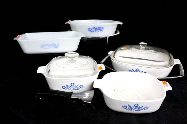 Corning Ware and Fire King cookware collection - casserole dishes some ...