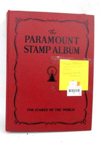 The Paramount Stamp Album for stamps of the world - with stamps ...