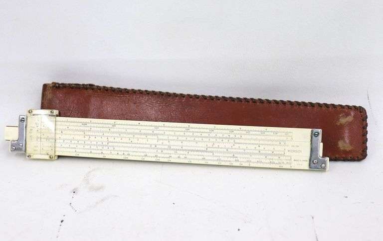 Duplex slide ruler with storage case. - Bunting Online Auctions
