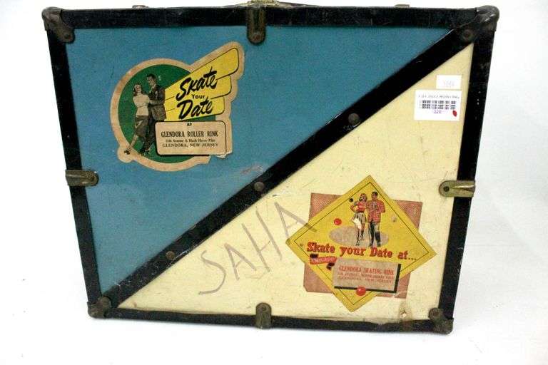 Vintage Metal roller Skate Box with Latches-Skate you Date at Glendora ...