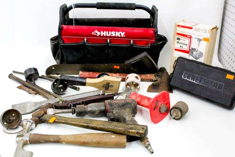 Tool Collection, includes Husky tool bag, Craftsman screwdriver set ...
