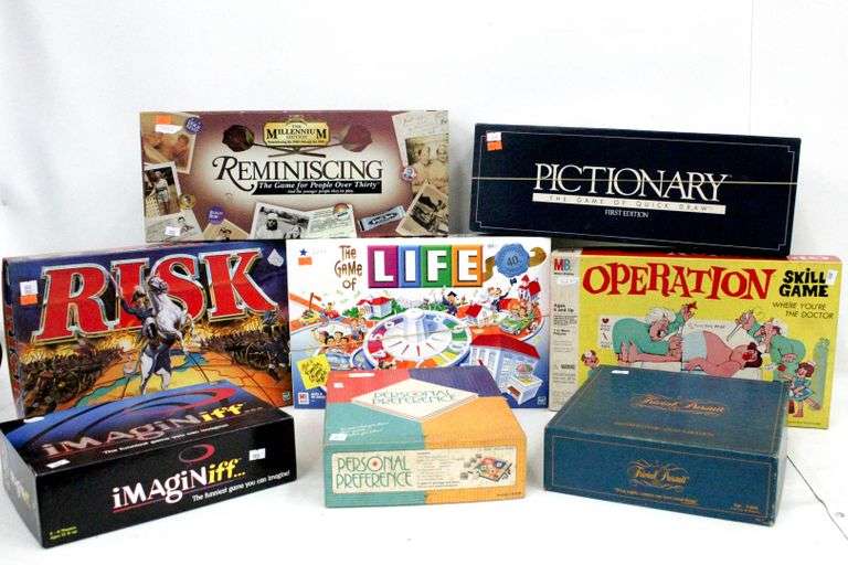 Classic Board Game Collection: Reminiscing, Pictionary, Operation, Life ...