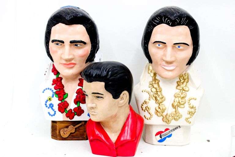 Elvis is in the Building ! Three busts and three action fifures from ...
