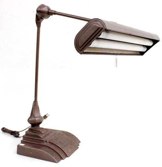 1940s Flexo Articulating Desk Lamp - label - S.O.B. 47421 U.S.A. desk ...