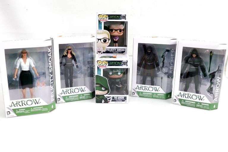 DC Collectibles Arrow Action Figures - Felicity Smoak, Canary, Archer ...