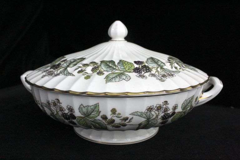 Royal Worcester Lavinia China Covered Side Dish, 11"x6". Made in ...