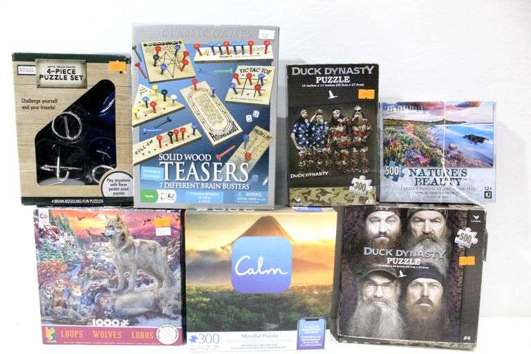 Puzzle Collection: Duck Dynasty, Metal Bar Puzzle, Solid Wood Teasers ...
