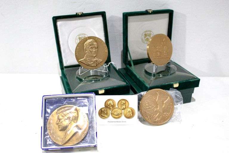 Treasury United States Mint Solid Brass Coins - 3" Round: Charles M ...