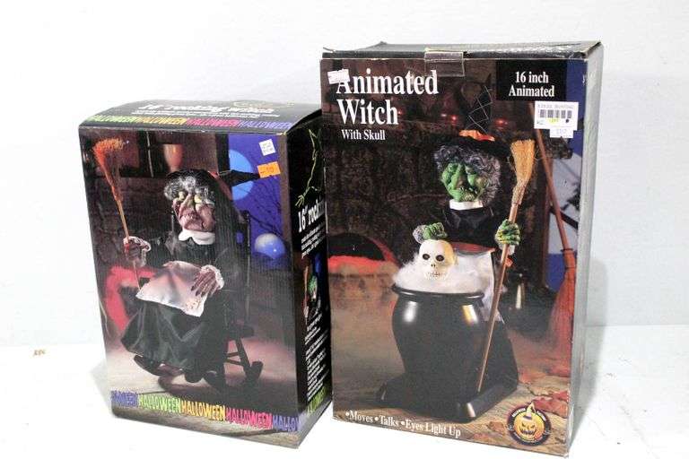 Animated witches, two items. - Bunting Online Auctions