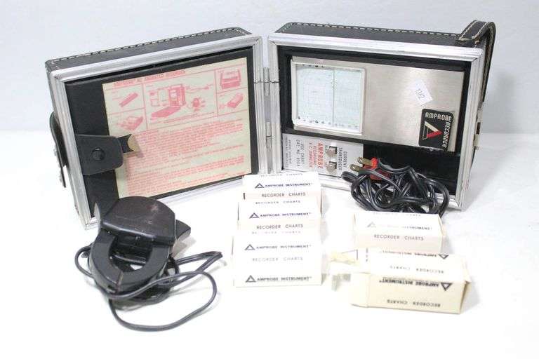 Vintage Amprobe AC Ammeter Recorder. Compact Electrical Instrumentation ...
